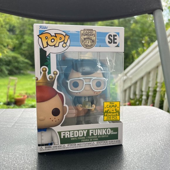 Funko | Toys | Funko Pop Freddy As Dwight Schrute 223 Camp Fundays Sdcc ...